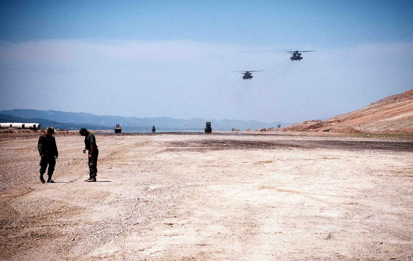 Turkish military base at Bamerne airport