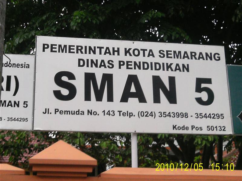 SMA Negeri 5 Semarang - Semarang