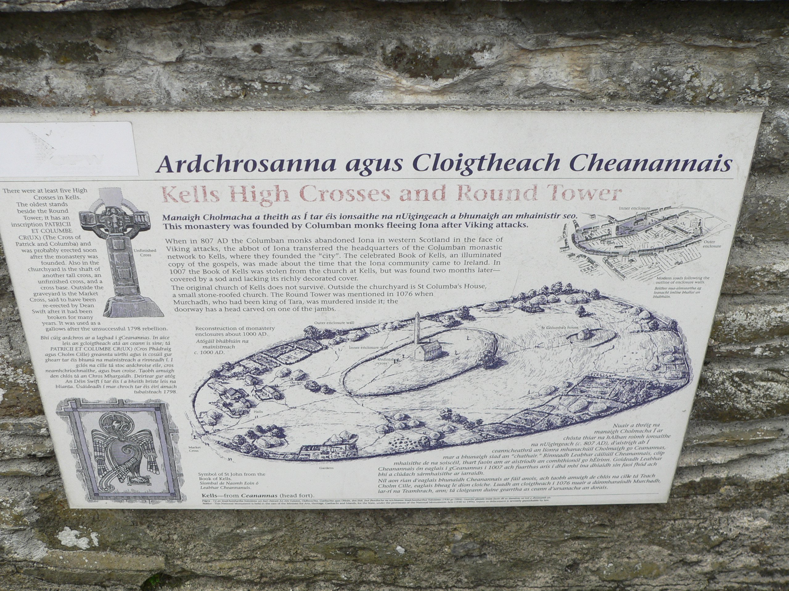 Kells Abbey area and cemetery - Kells