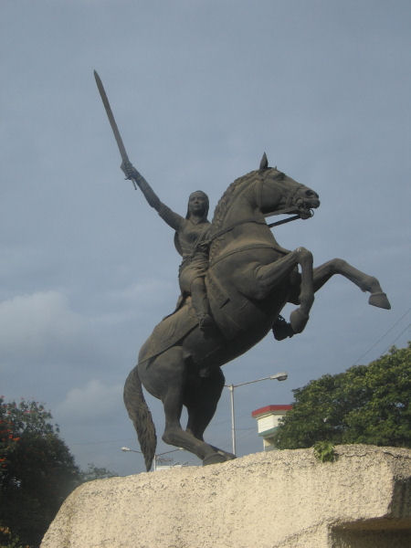 Maharani Tarabai's Statue - Kolhapur