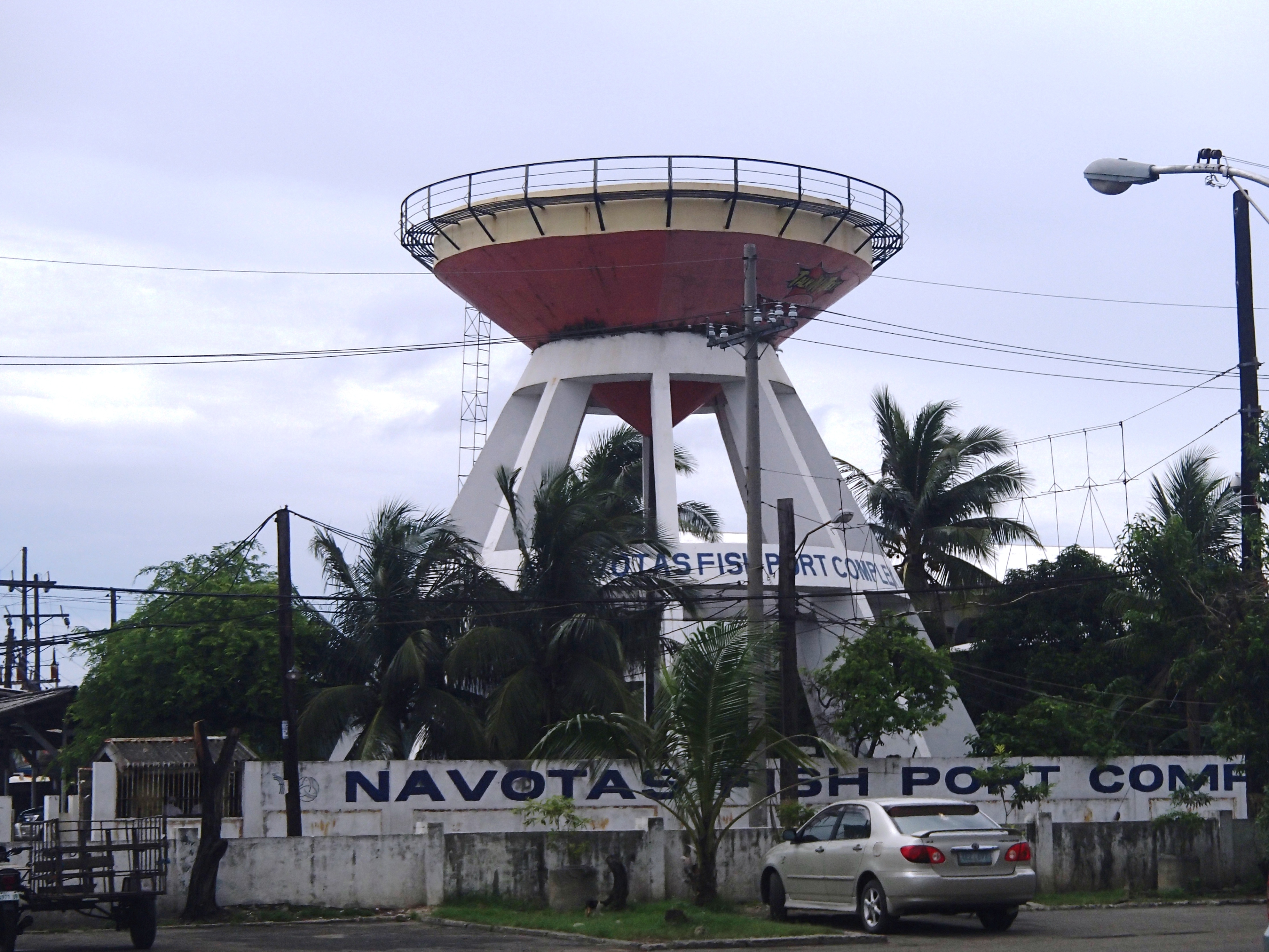 Navotas Fish Port Complex Landmark (Cone-Shaped Tank) - Navotas