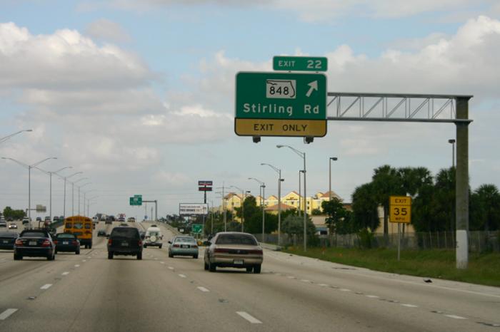 Interstate 95 Interchange 22: State Road 848 - Dania Beach, Florida ...