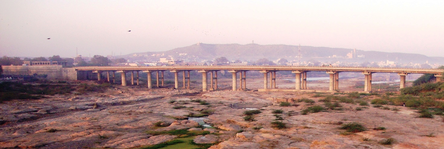 Bridge on Machhu River - Wankaner
