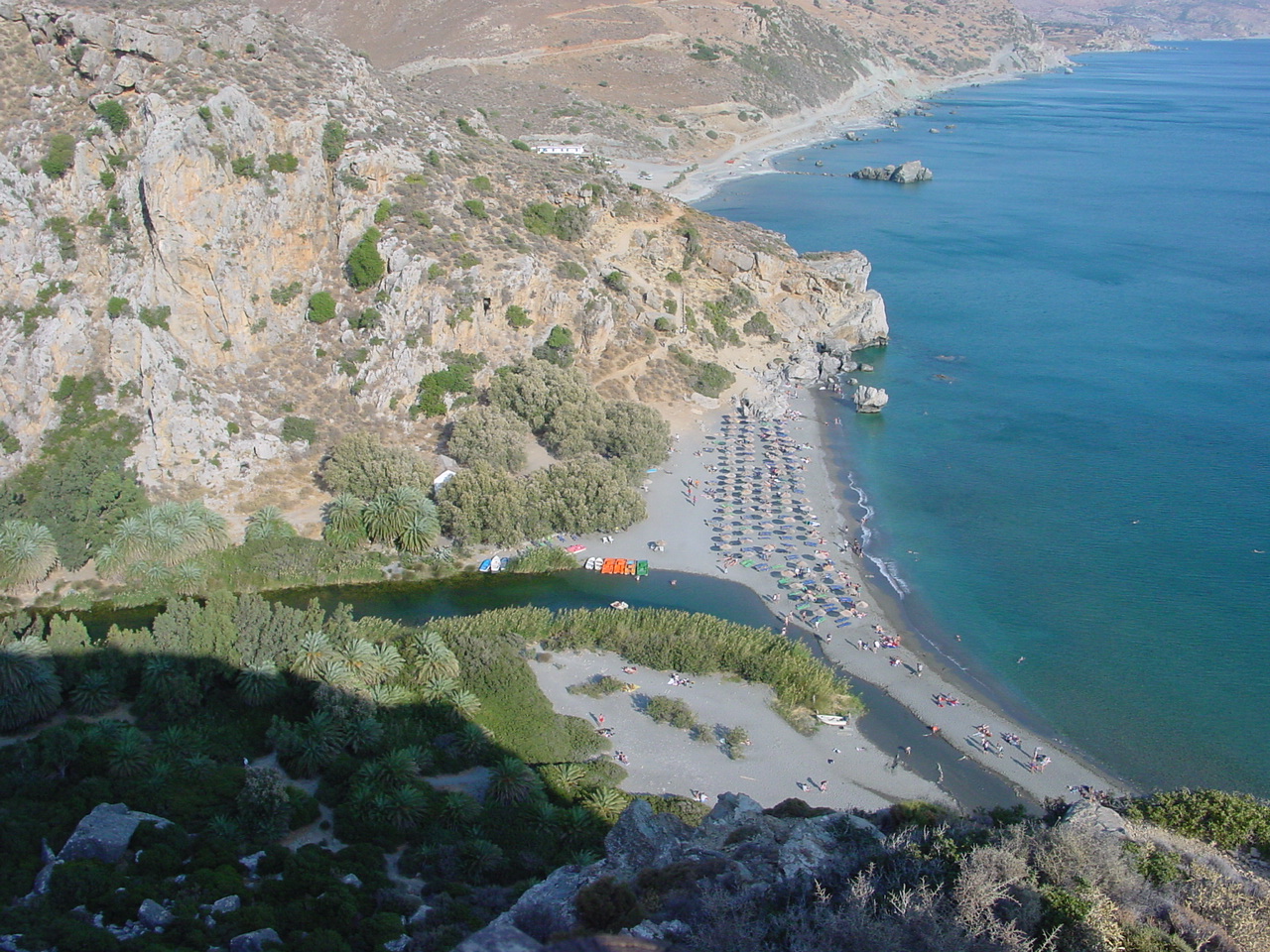 Preveli palm beach
