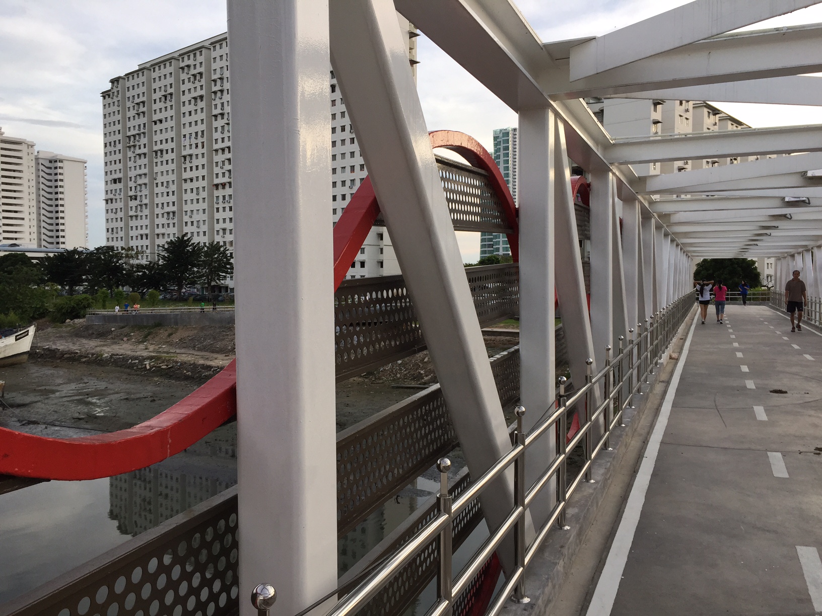 Bicycle Bridge Across Sungai Pinang River - George Town