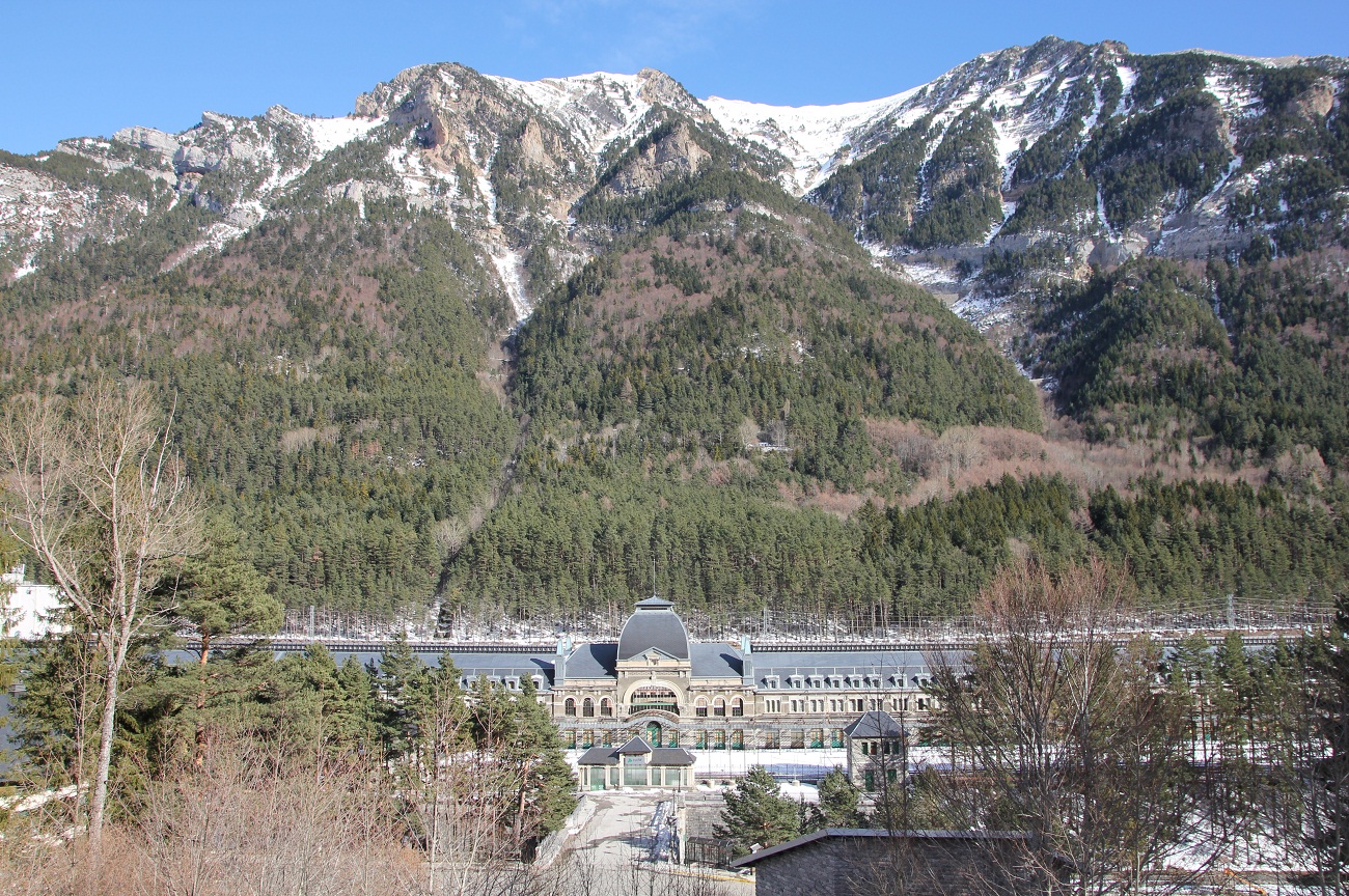 International railway station of Canfranc