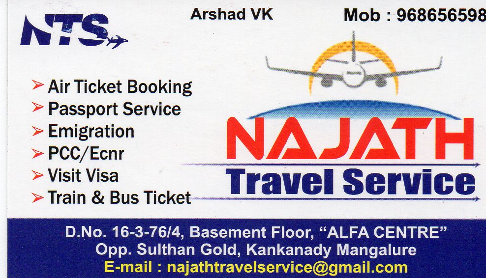 NAJATH TRAVEL SERVICE - Mangalore