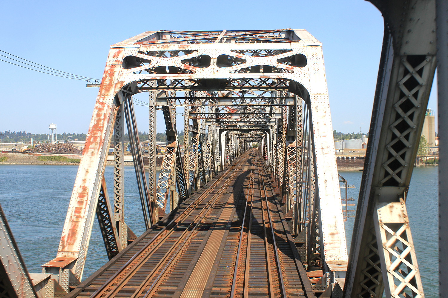 BNSF 9.6 railroad bridge - Portland, Oregon