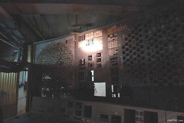 Control Room of Reactor Unit 4