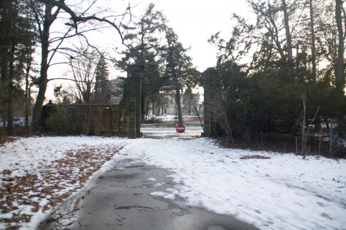 Entrance gates of Ronaele Manor Estate and Driveway