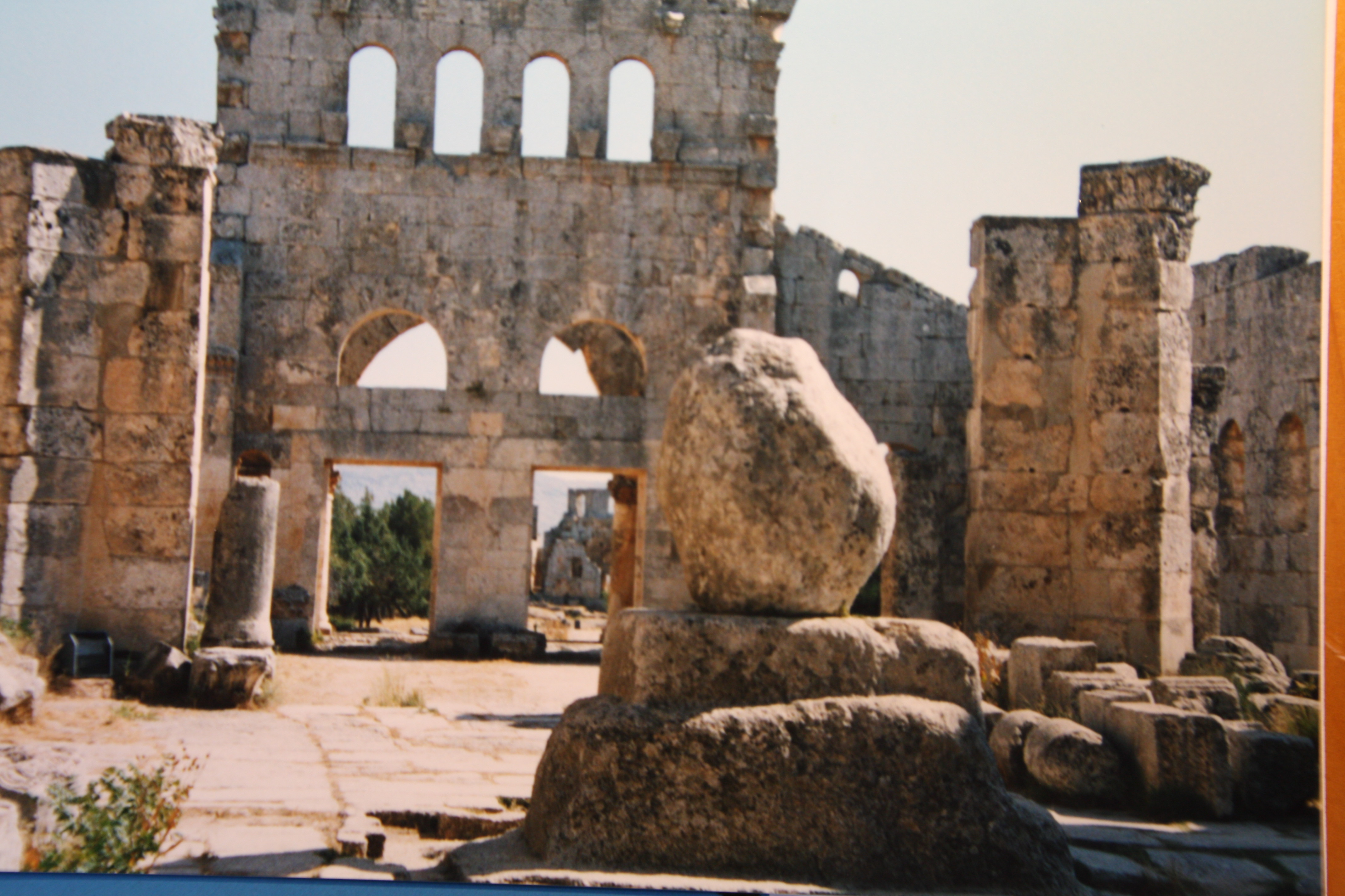 The pillar of Saint Simeon Stylite