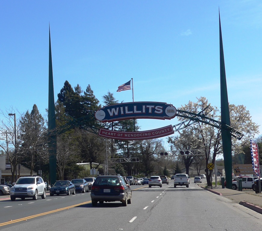 The Willits Arch - Willits, California