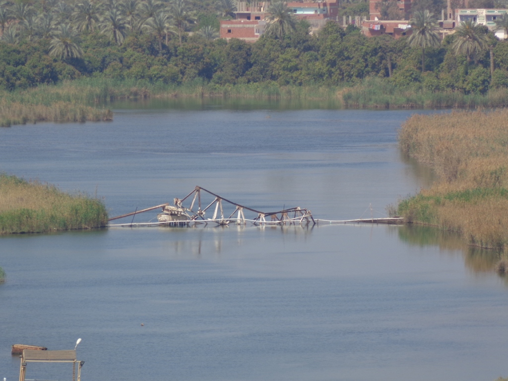 Destroyed bridge