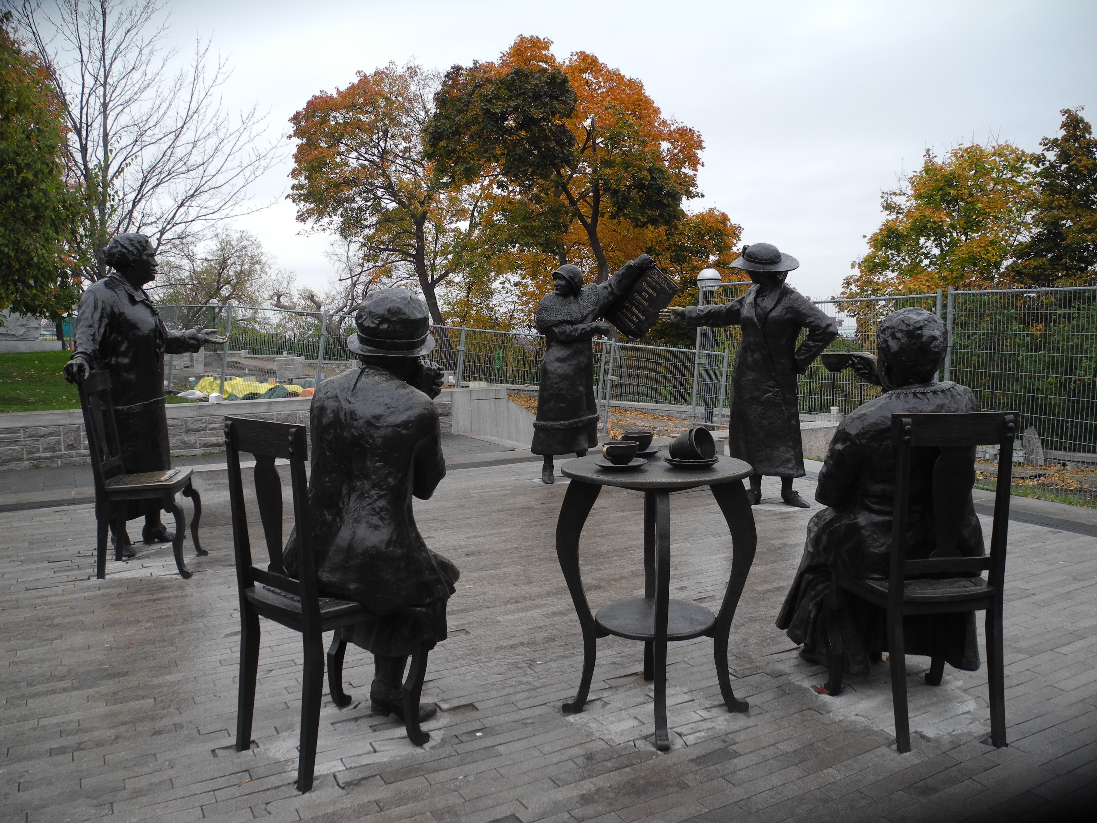 Statues of The Famous Five