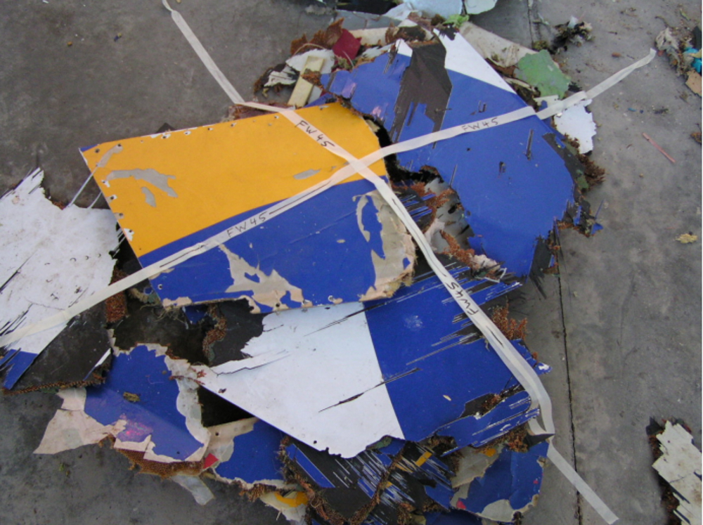 Crash site of Flash Airlines Flight 604