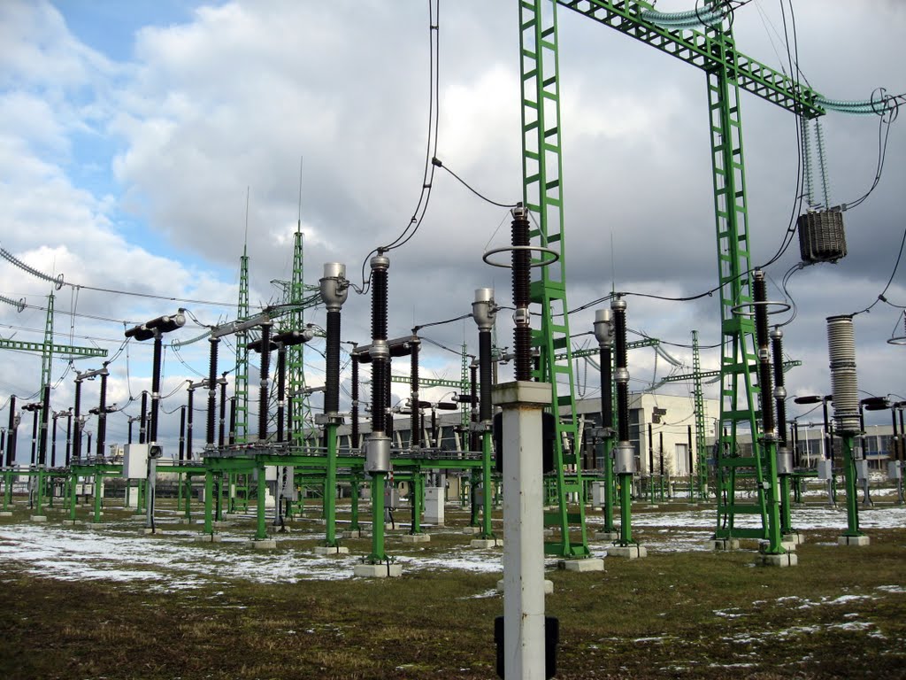 High-voltage substation 330 kV