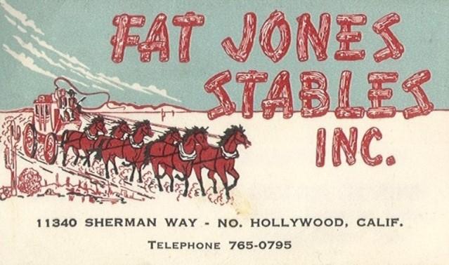 Fat Jones movie stable (site) - Los Angeles, California