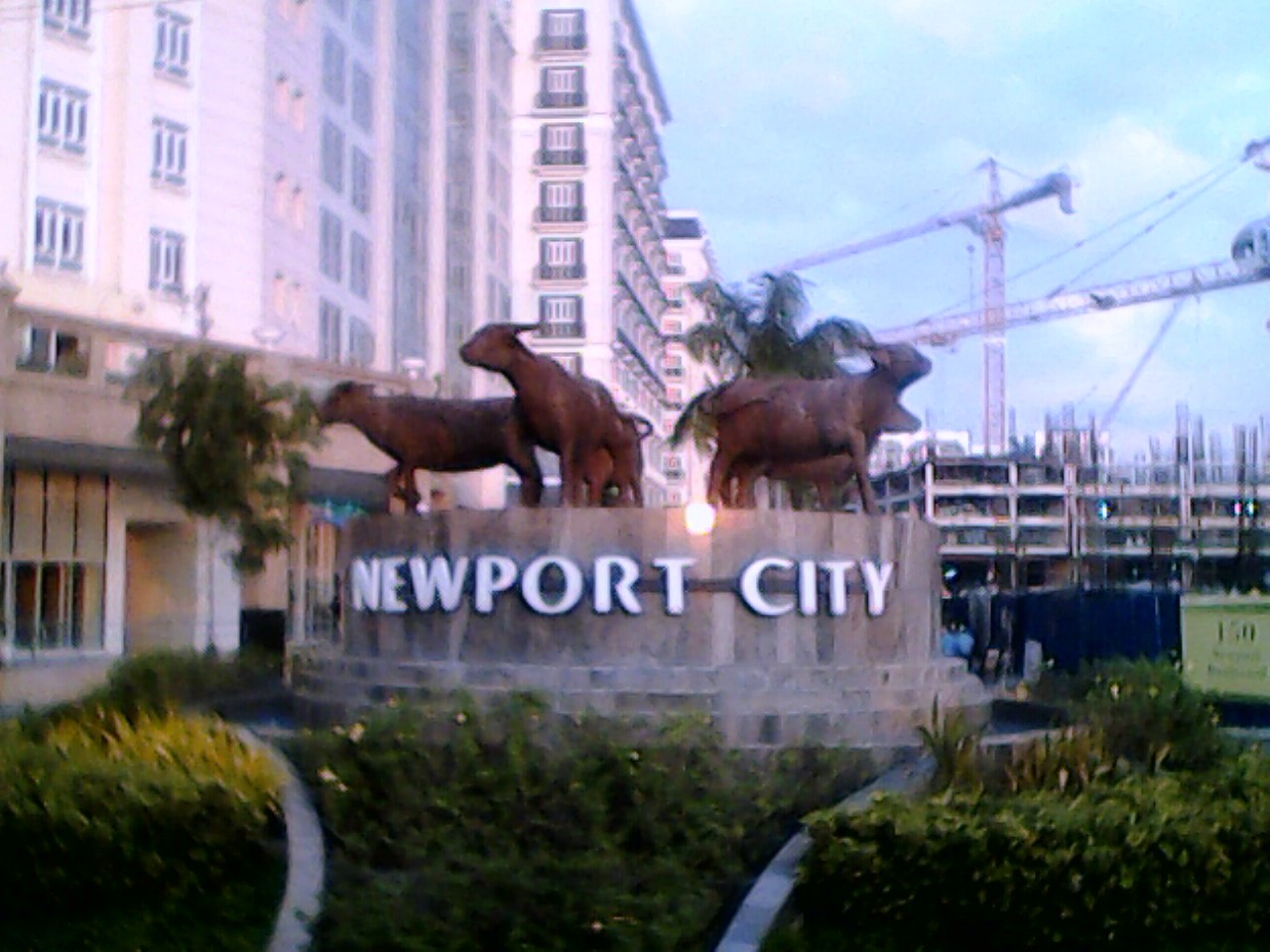 Newport Carabao Statue - Pasay