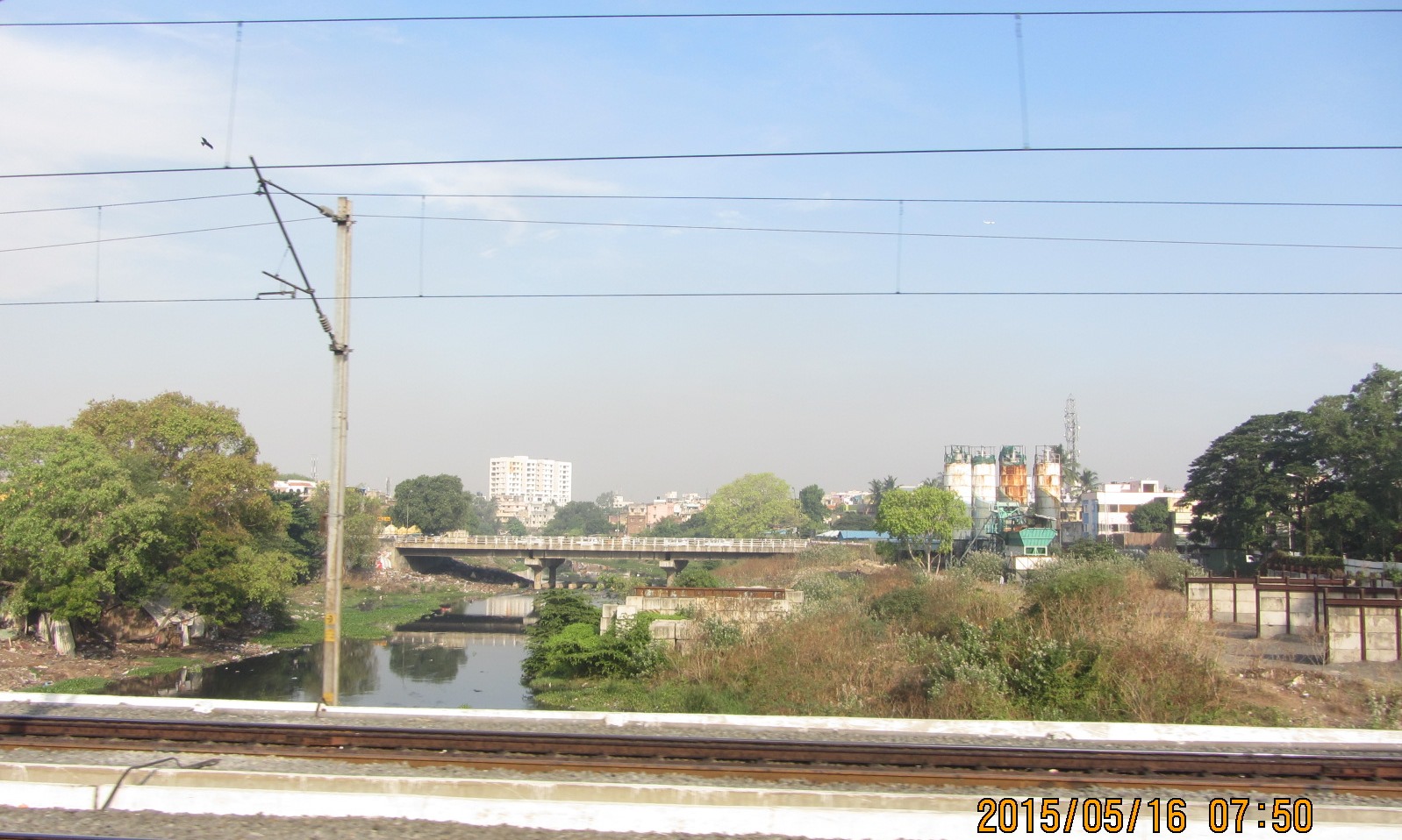 The Choolaimedu Bridge ( Over Coovum River ) - Chennai