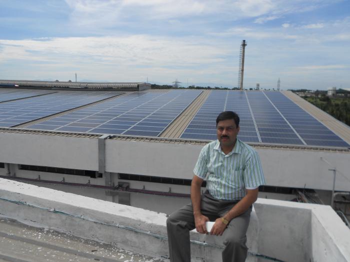 1.05 MW of Rooftop solar PV plant at Denim Fabric unit of KG Fabriks