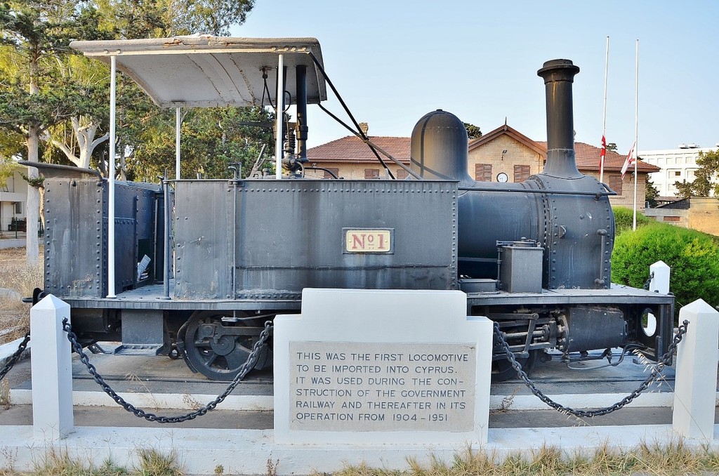 Cyprus Gov't Railway No. 1 Steam Locomotive - Gazimağusa