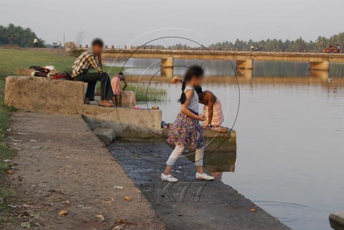 Bank of Ambika River