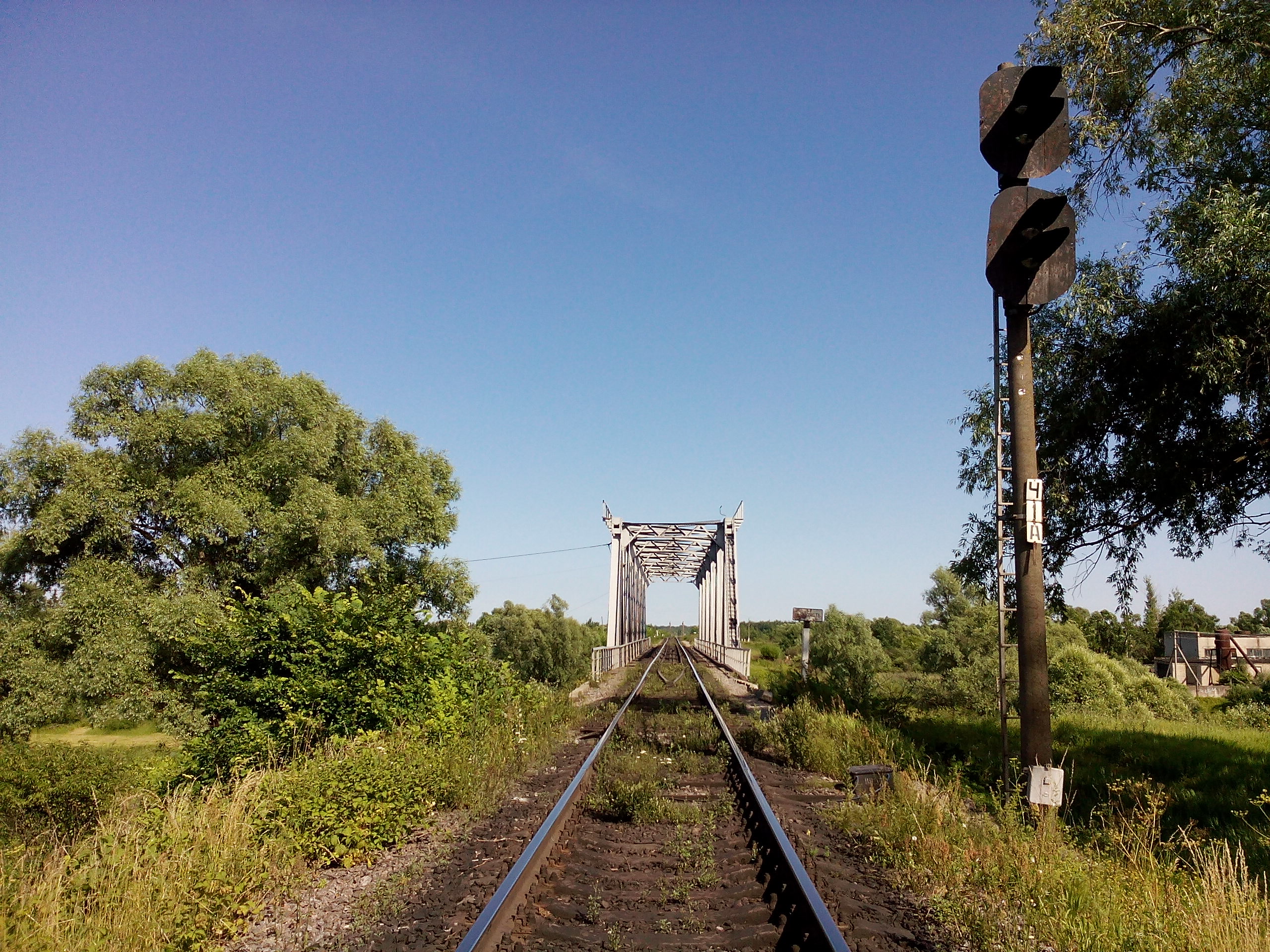 Железнодорожный мост - Старая Русса