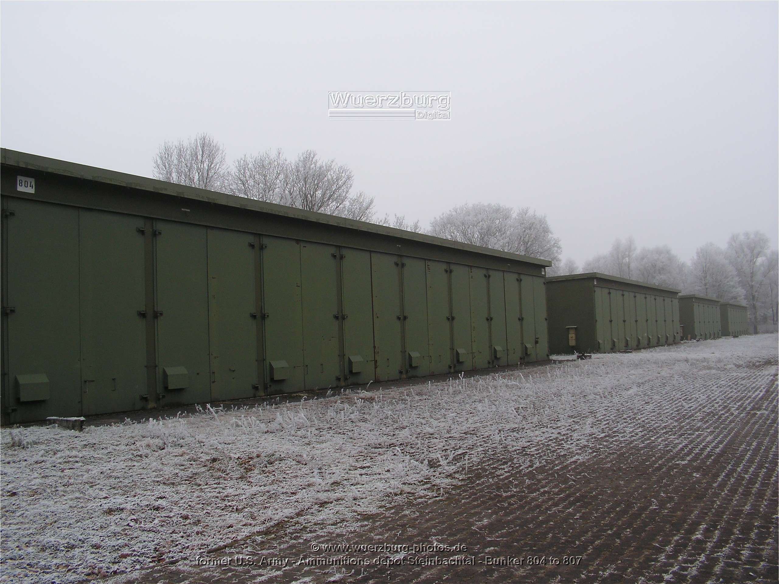 Woodworker camp and lumber yard (U.S. Army - Steinbachtal - Ammunition ...
