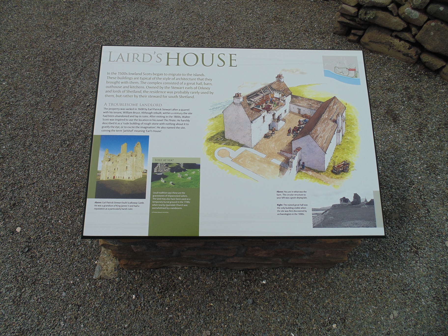 The new halland laird's house