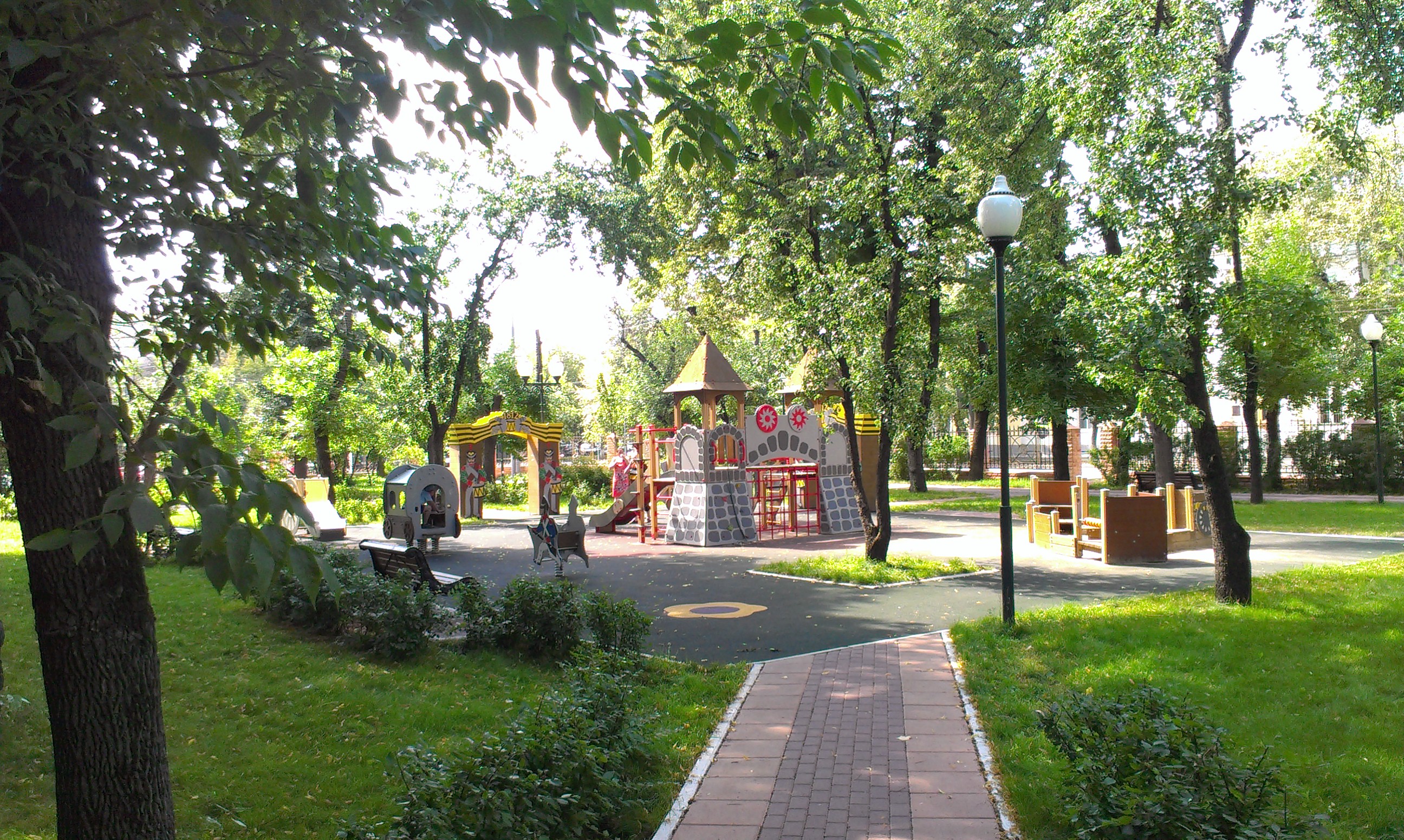 Demolished playground - Moscow