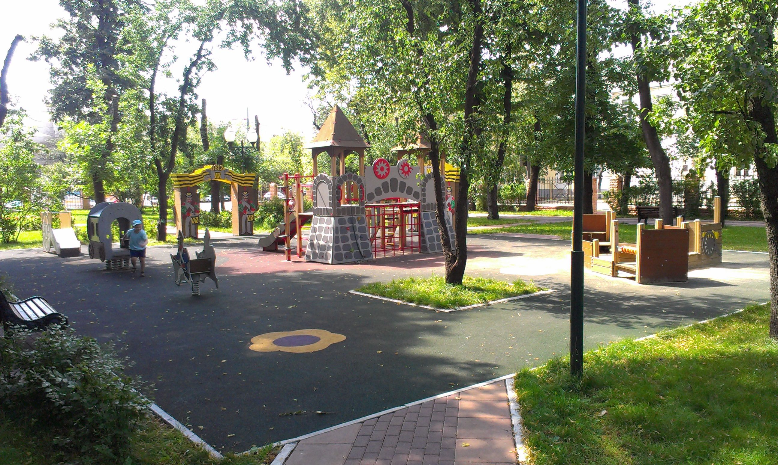 Demolished playground - Moscow