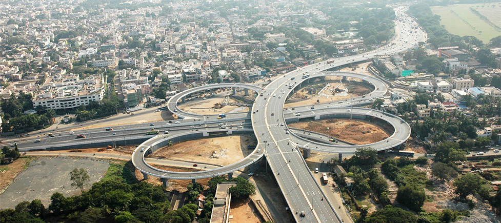 Kathipara Flyover or Nehru circle - Chennai