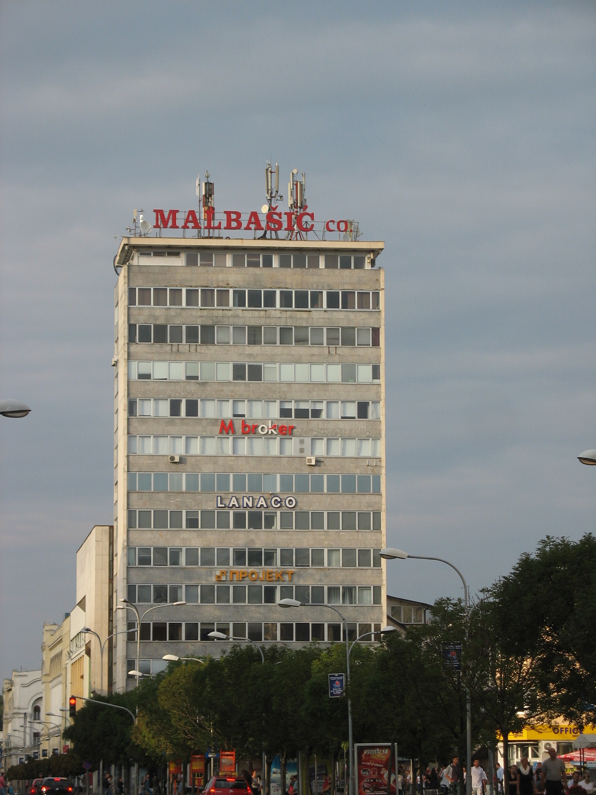 Čajevčev neboder - Čajavec tower - Banja Luka
