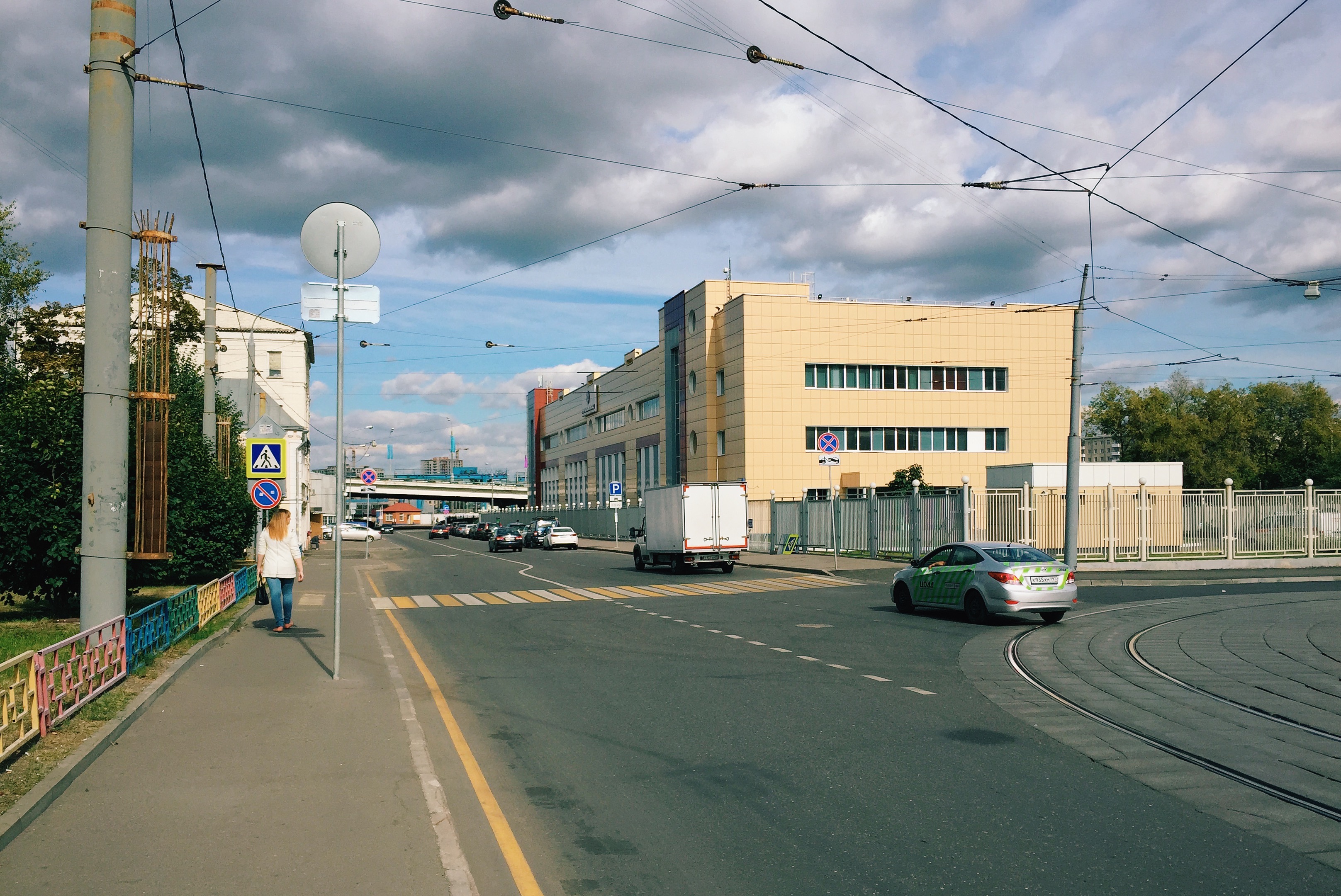 Projected Krasnoselskaya transforming power substation 220/20 kV - Moscow
