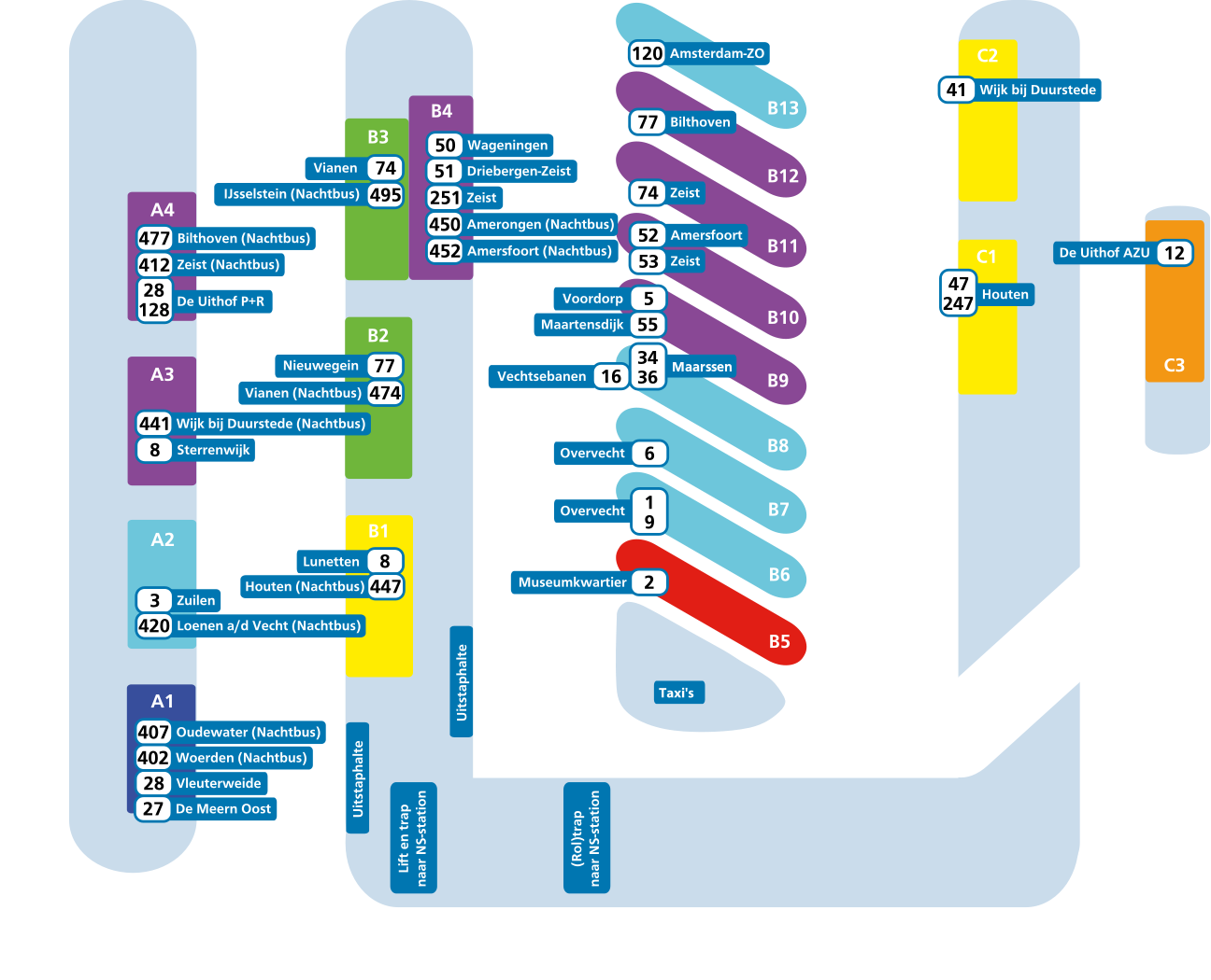 Busstation CS Centrumzijde - Utrecht (Agglomeratie)