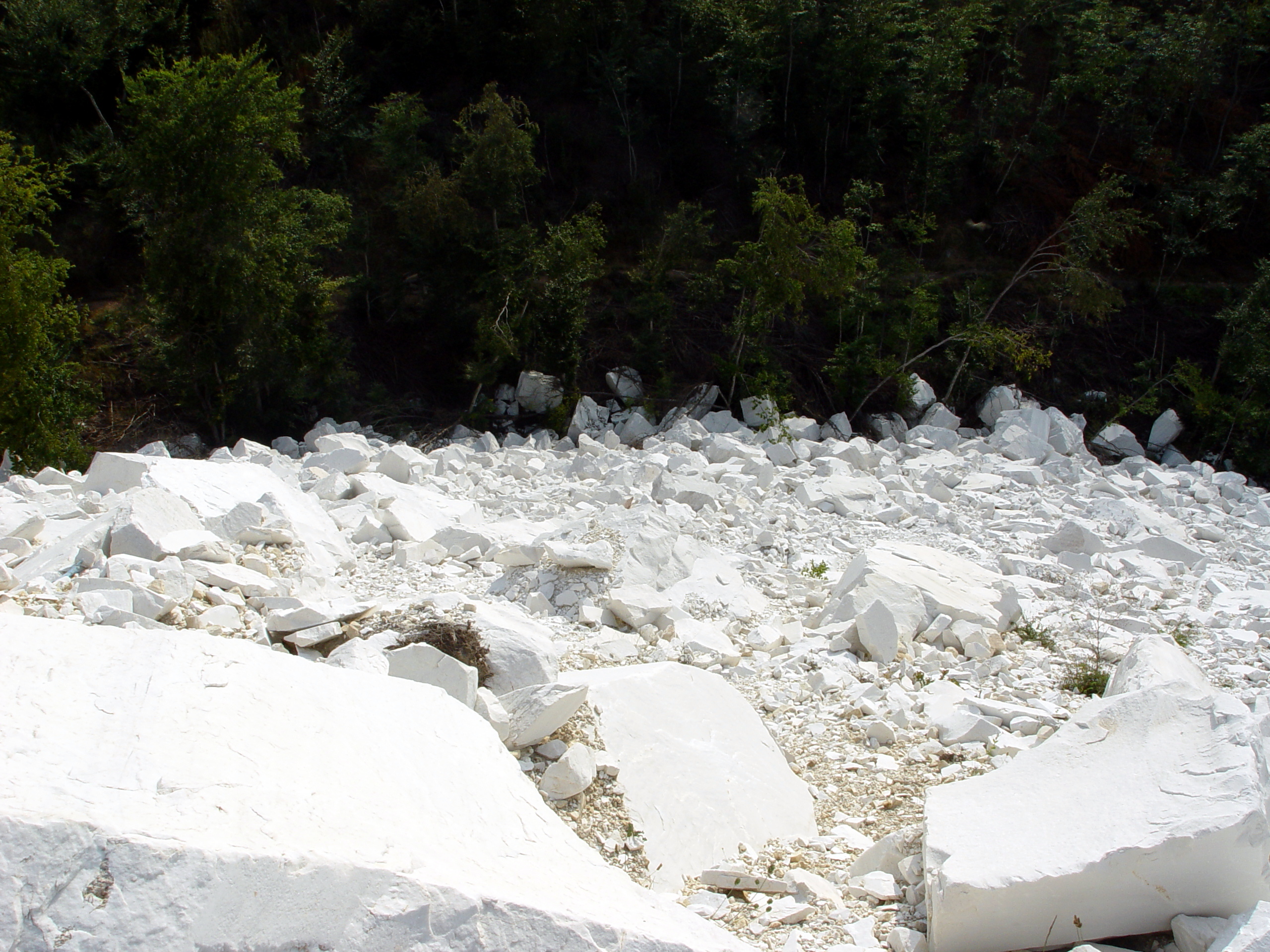 Marble quarry