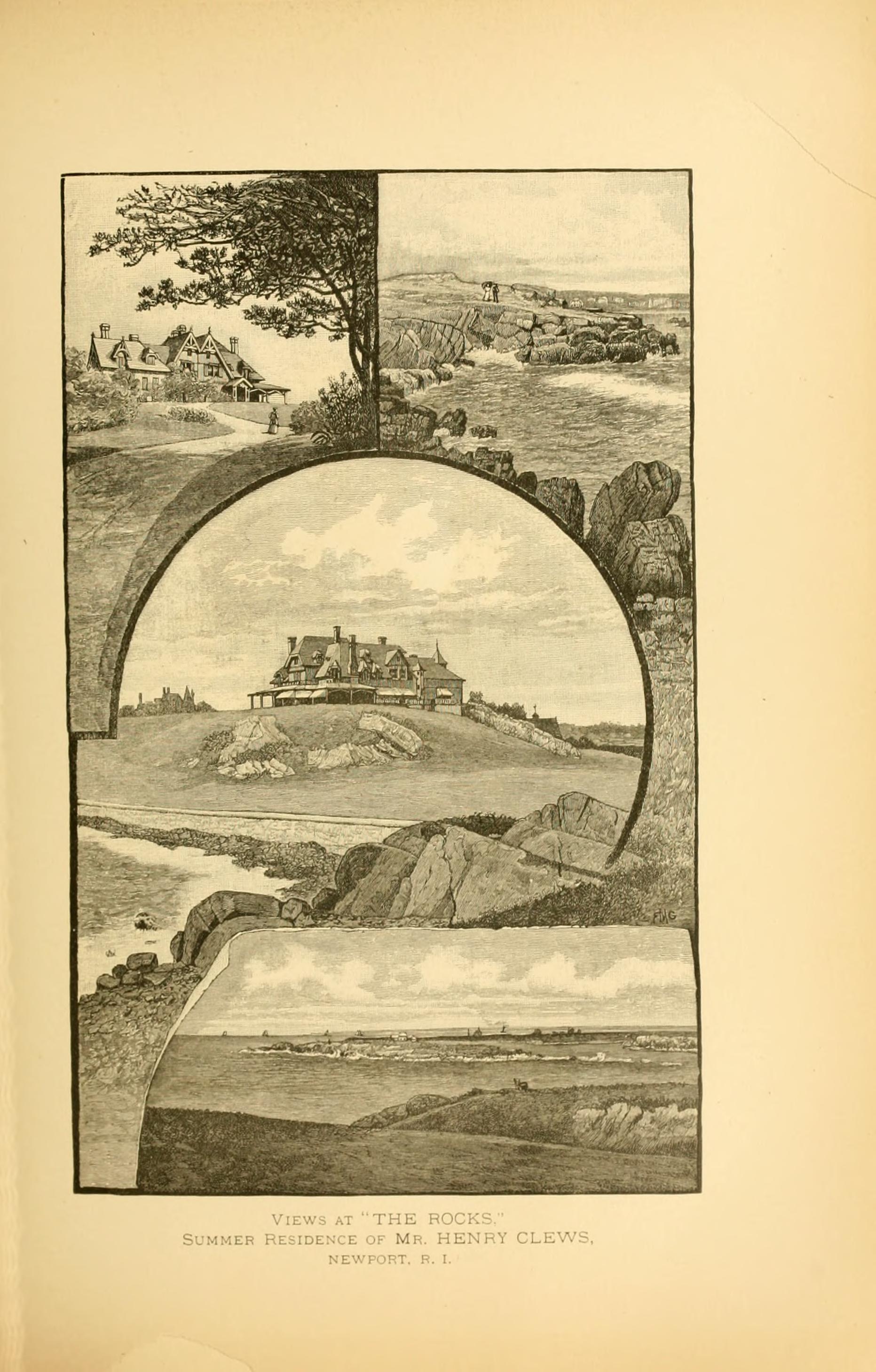 The Rocks - Henry Clews estate - Newport, Rhode Island