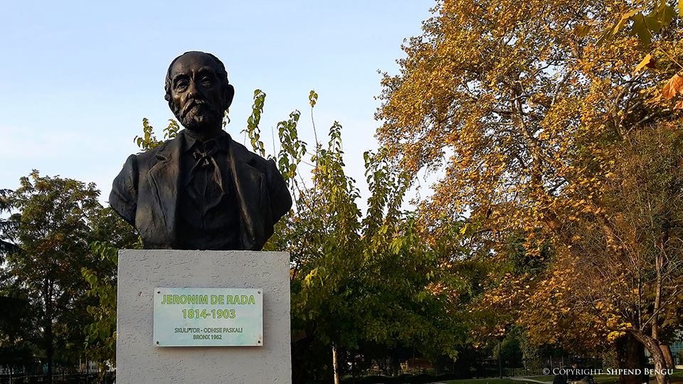 Jeronim de Rada statue - Tirana