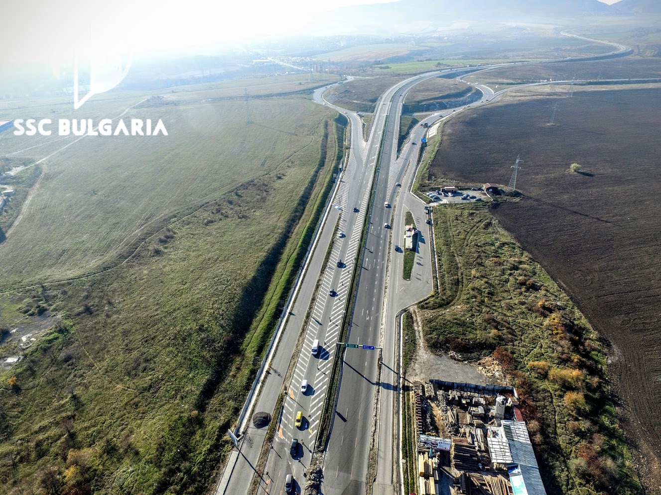 Interchange Struma motorway (A3) - Sofia ringroad