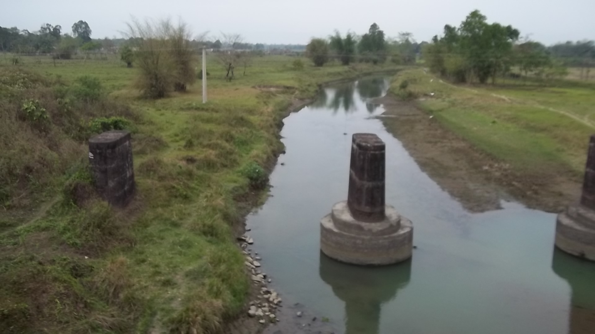 Old Bridge piers