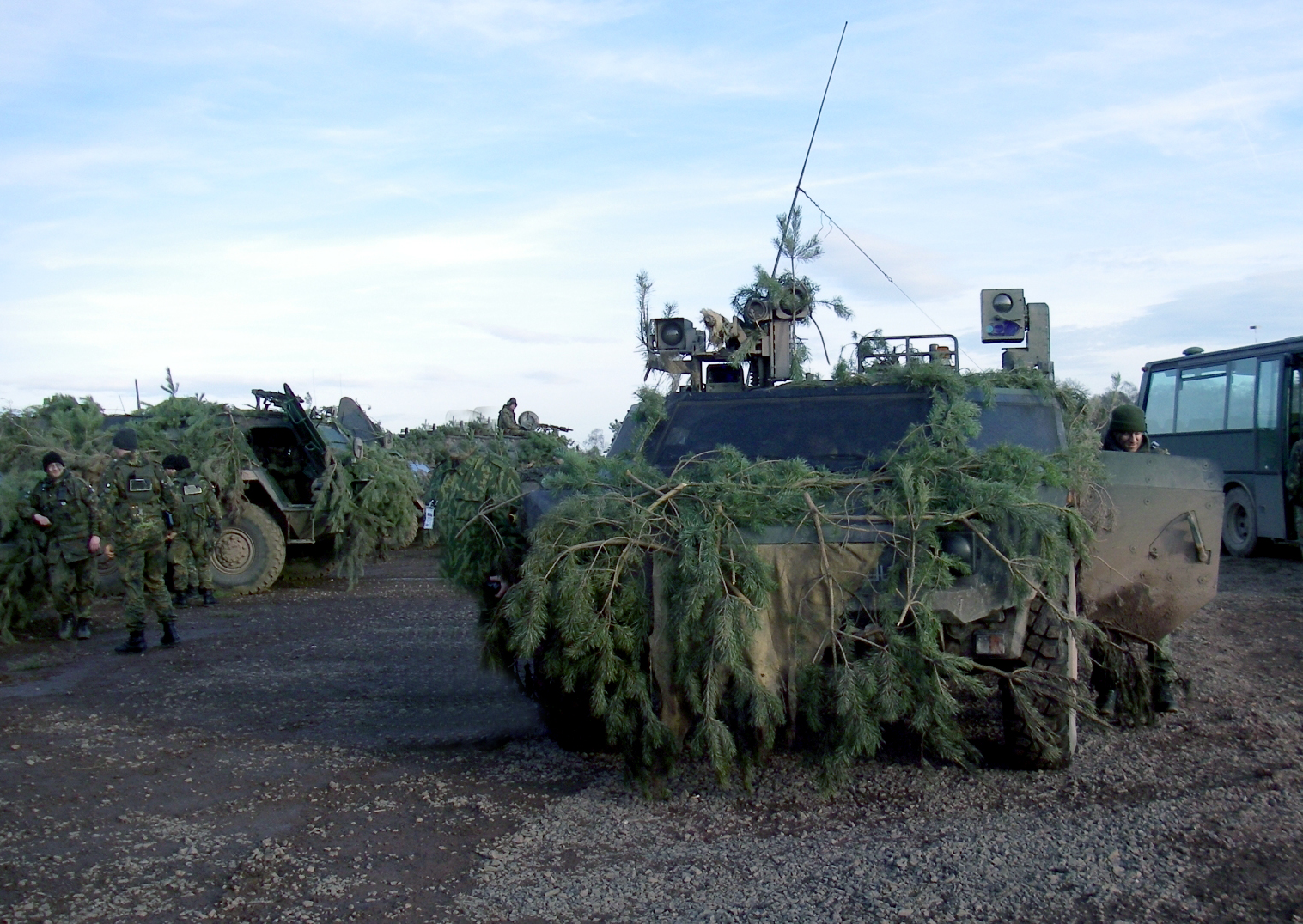 Army training ground in the Altmark