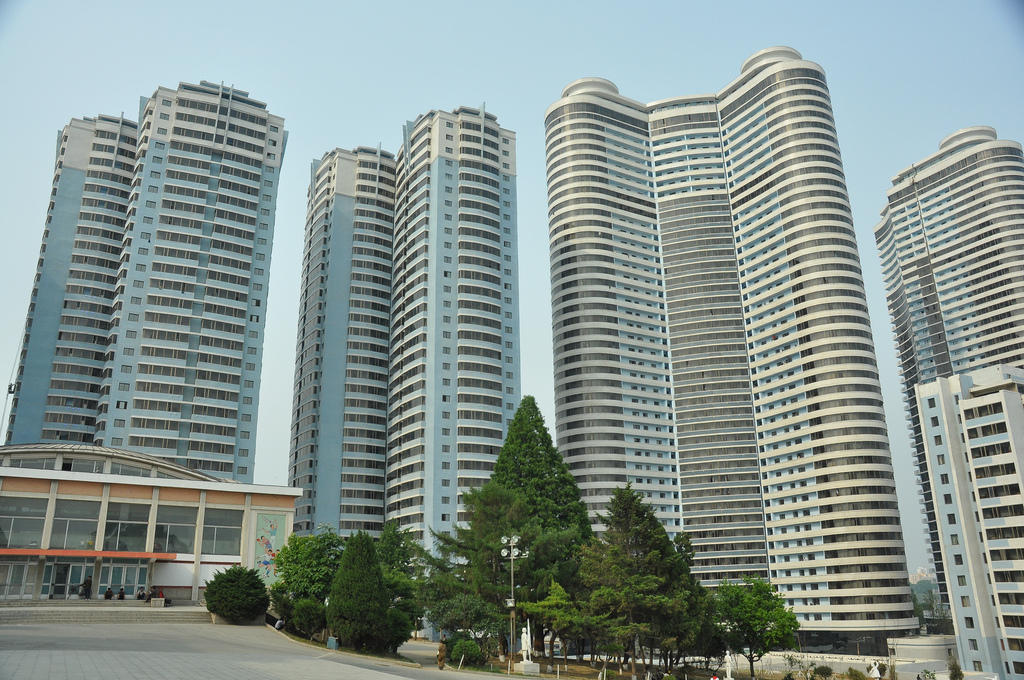 Changjon street apartments complex - Pyongyang
