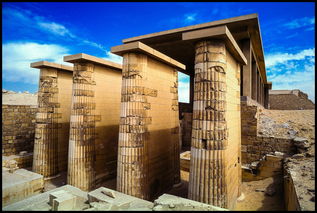 Hypostyle hall at the Pyramid of Zoser