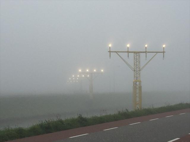 Precision Approach Lighting System Amsterdam Airport Schiphol Runway 18C