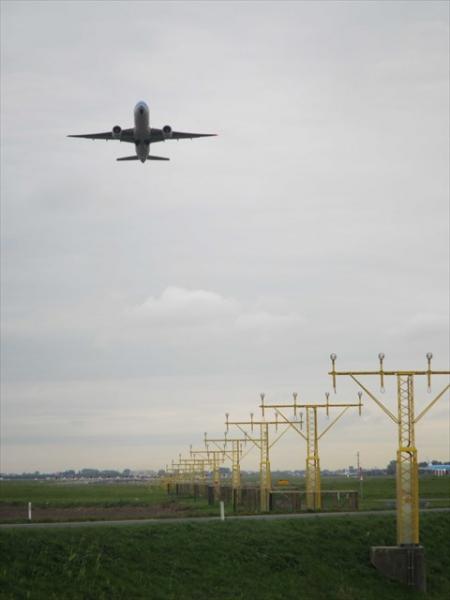 Precision Approach Lighting System Amsterdam Airport Schiphol Runway 18C