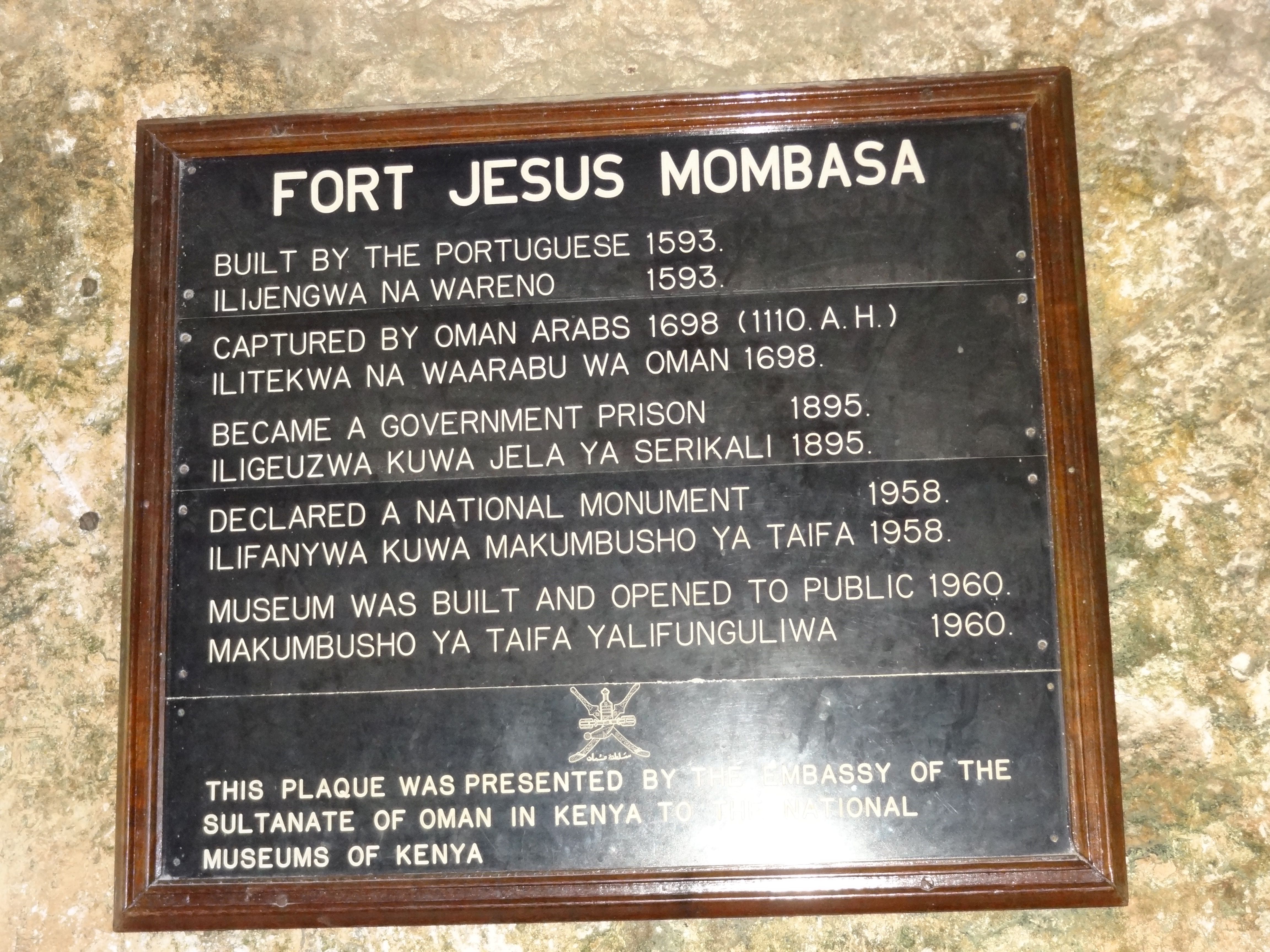 Fort Jesus - Mombasa