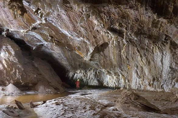 Namakdan Salt Cave - Iran , At 6850m it's the world's longest salt cave