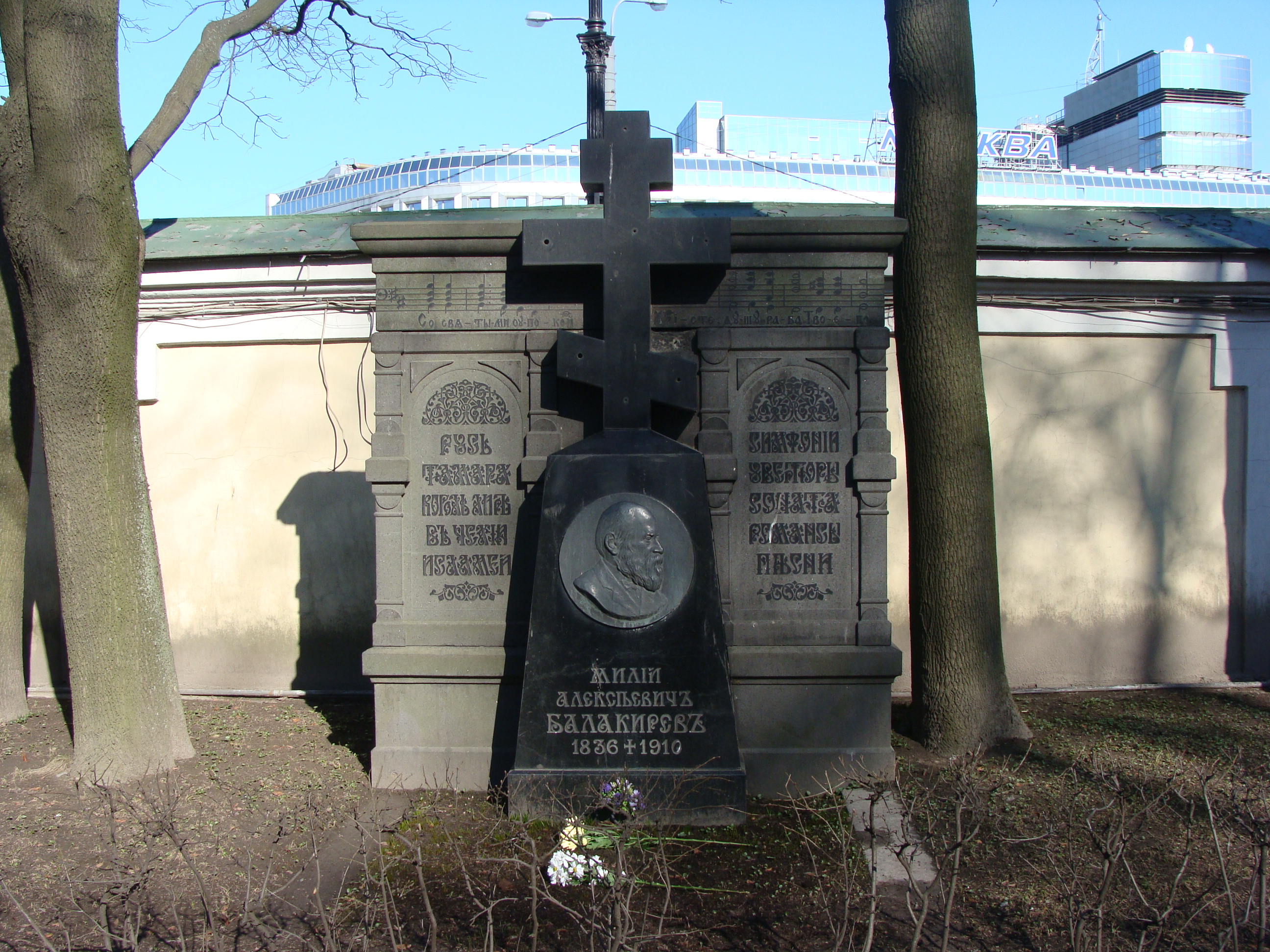 Tomb of Russian pianist, conductor and composer Mily Balakirev - Saint ...