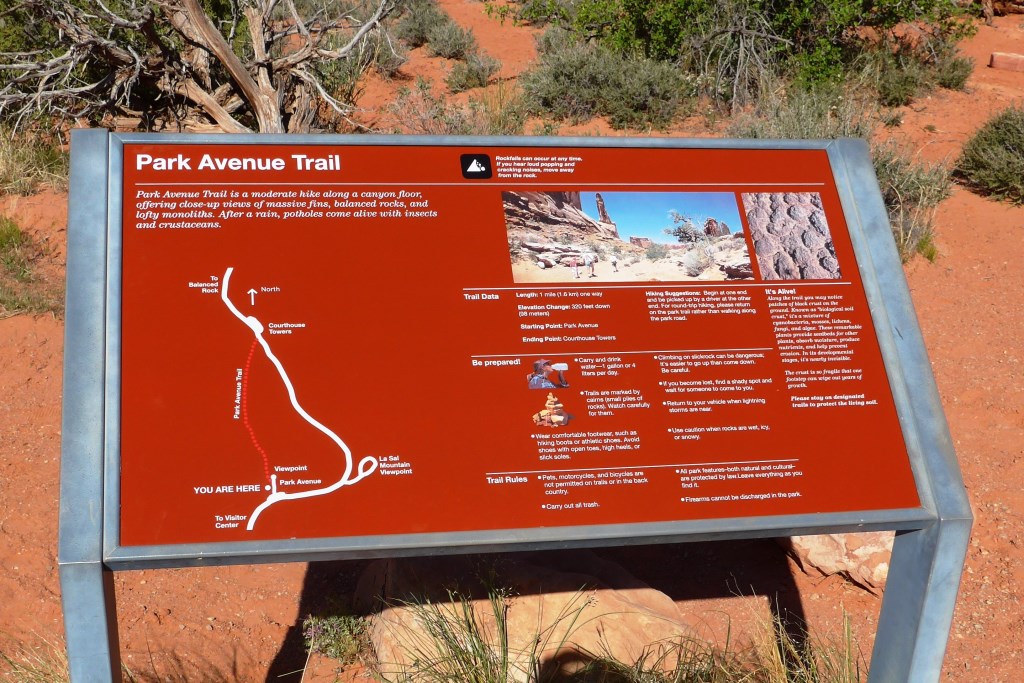 Park Avenue Viewpoint and Trailhead