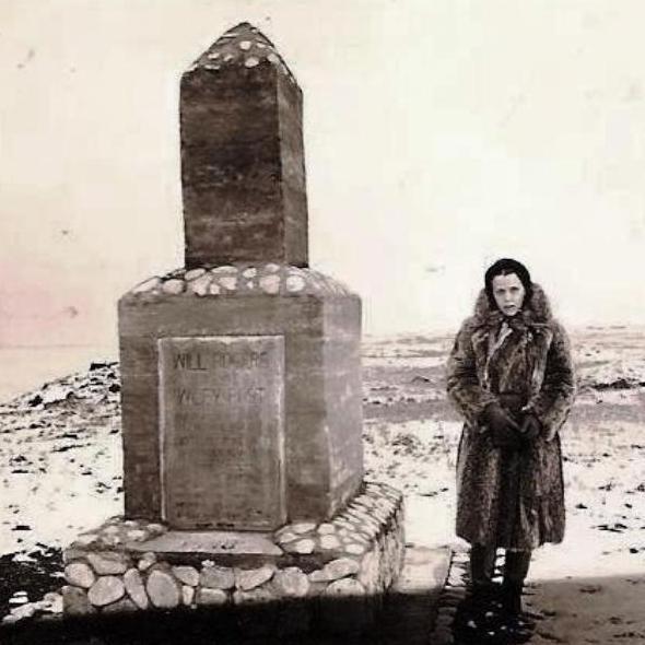 Will Rogers and Wiley Post Monument - Monument, Alaska